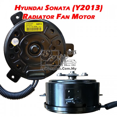 Hyundai Sonata (Year 2013) Radiator Fan Motor