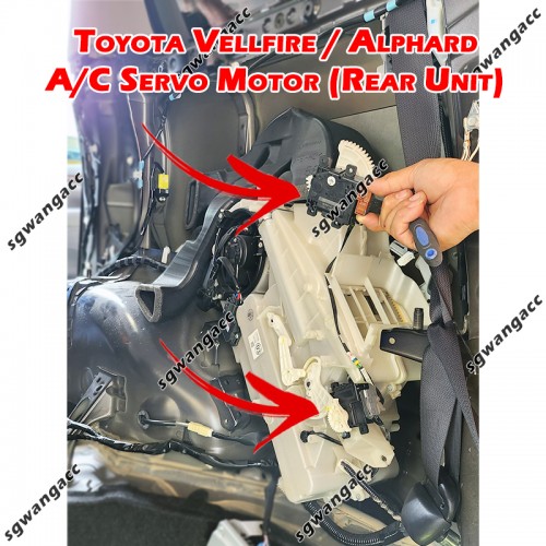 Toyota Vellfire / Alphard (AGH30) Air Cond Servo Motor Denso Rear Unit ...