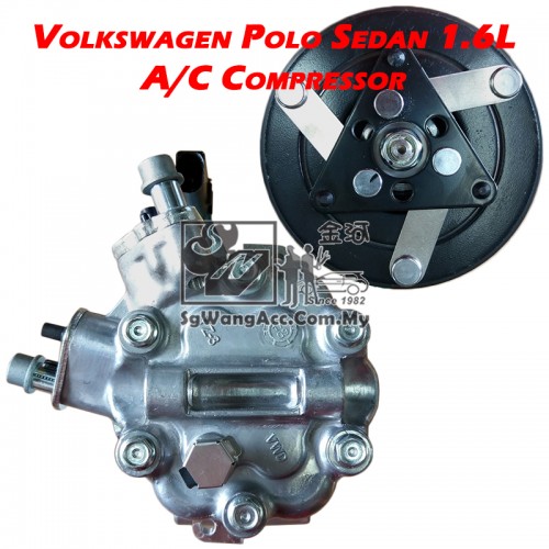 Volkswagen Polo Sedan (1.6L) Air Cond Compressor (Sanden)