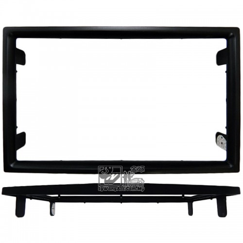 Double Din (2Din) Player Casing Panel - Proton Preve (Black)
