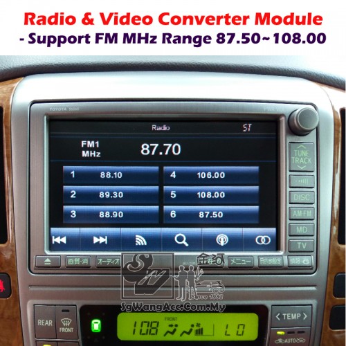 Dynavin FM Radio Converter with Bluetooth & USB Multimedia Playback